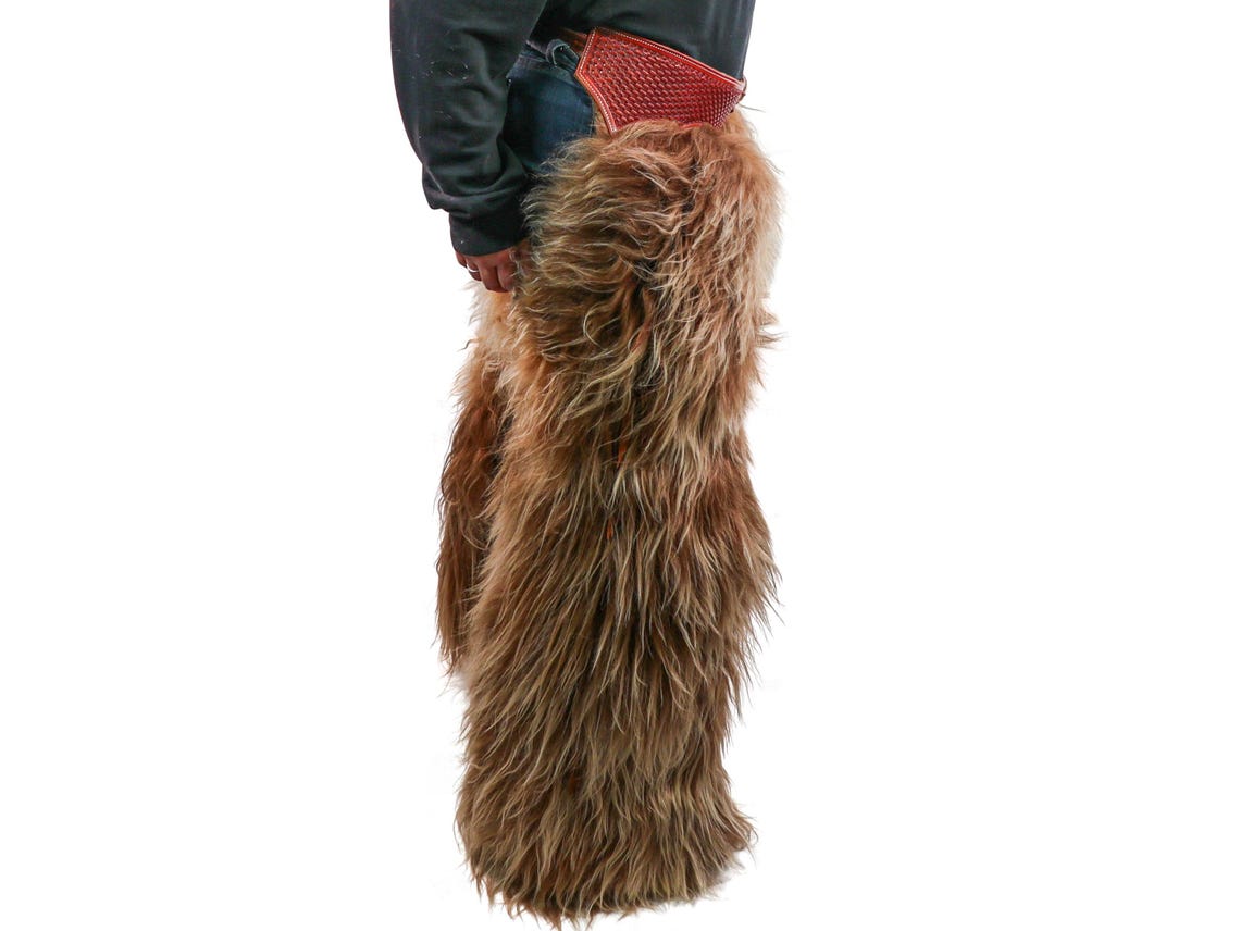 Icelandic Sheepskin Wooly Chaps: Adult (1405-IC-G8544) - Etsy