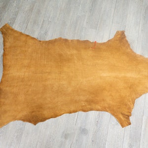 Real Brain-tanned Deer Leather Hide (2-30-G2941) Y1K - Etsy