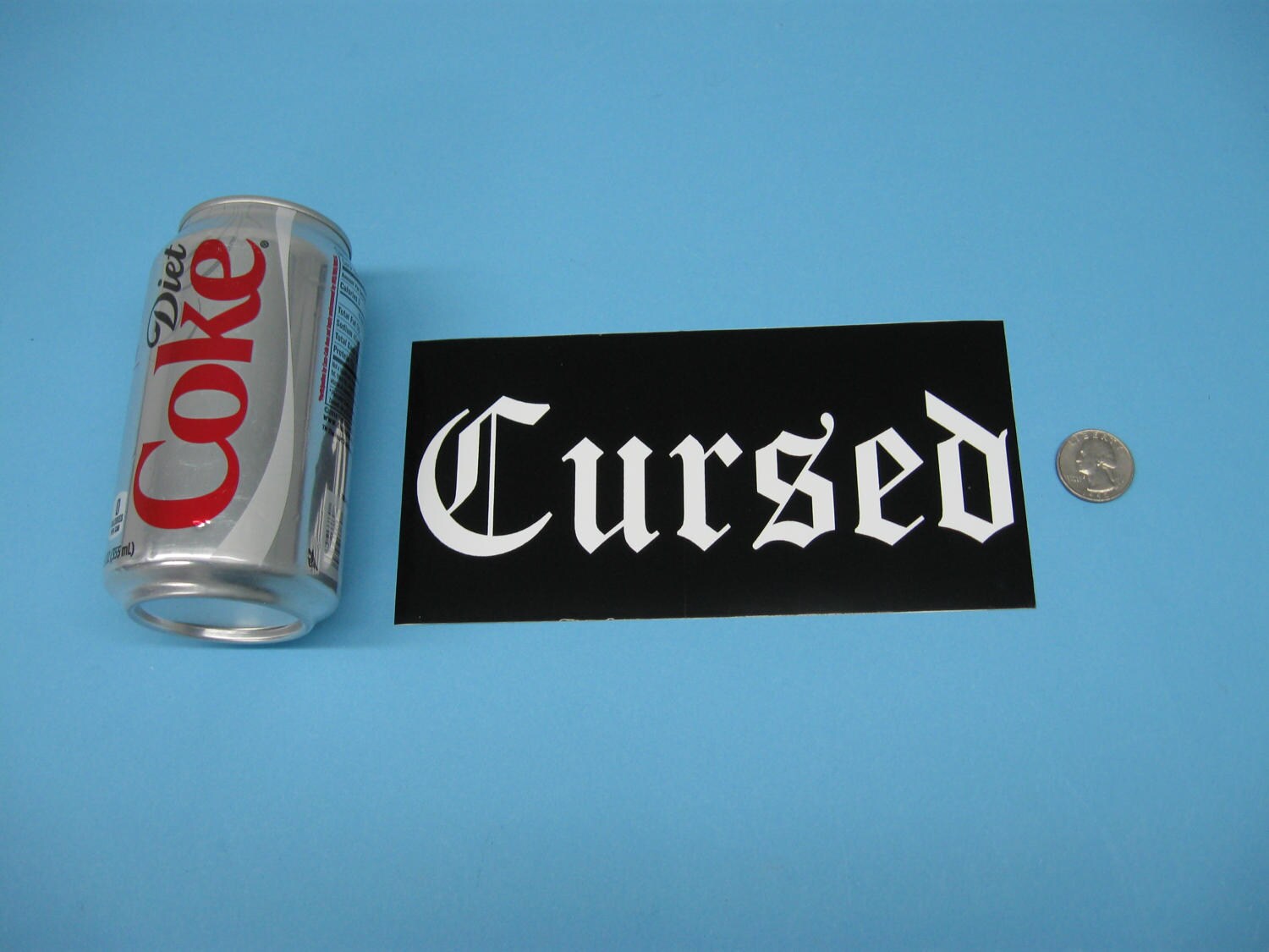 Two 2 Cursed Bumper Stickers 1160-10-06 C4 | Etsy