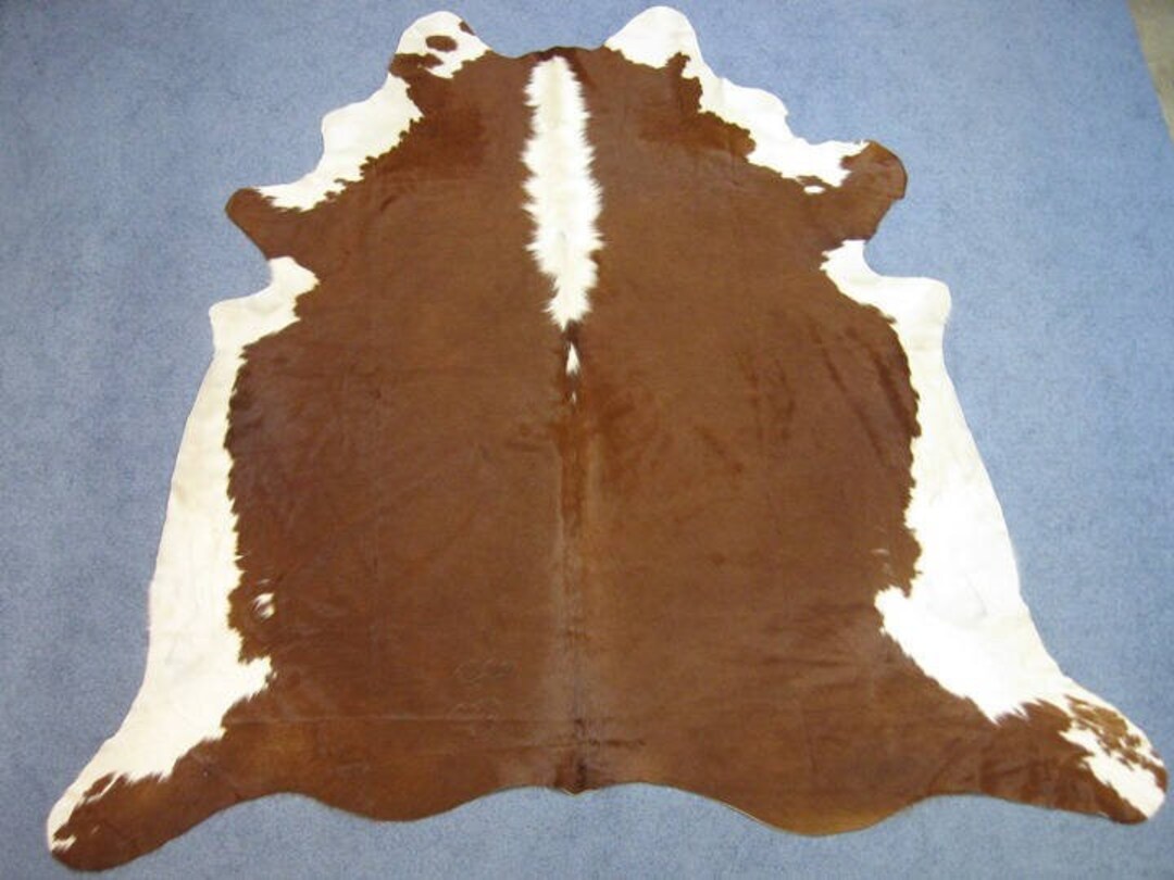 Extra Large Bovine Cow Hide Brown White (62-L-HE39) Y2P - Etsy