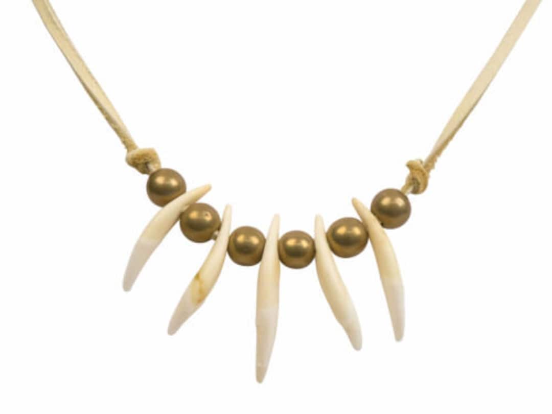 Real Fox Tooth Necklace: 5-tooth (560-1005) Y2K - Etsy