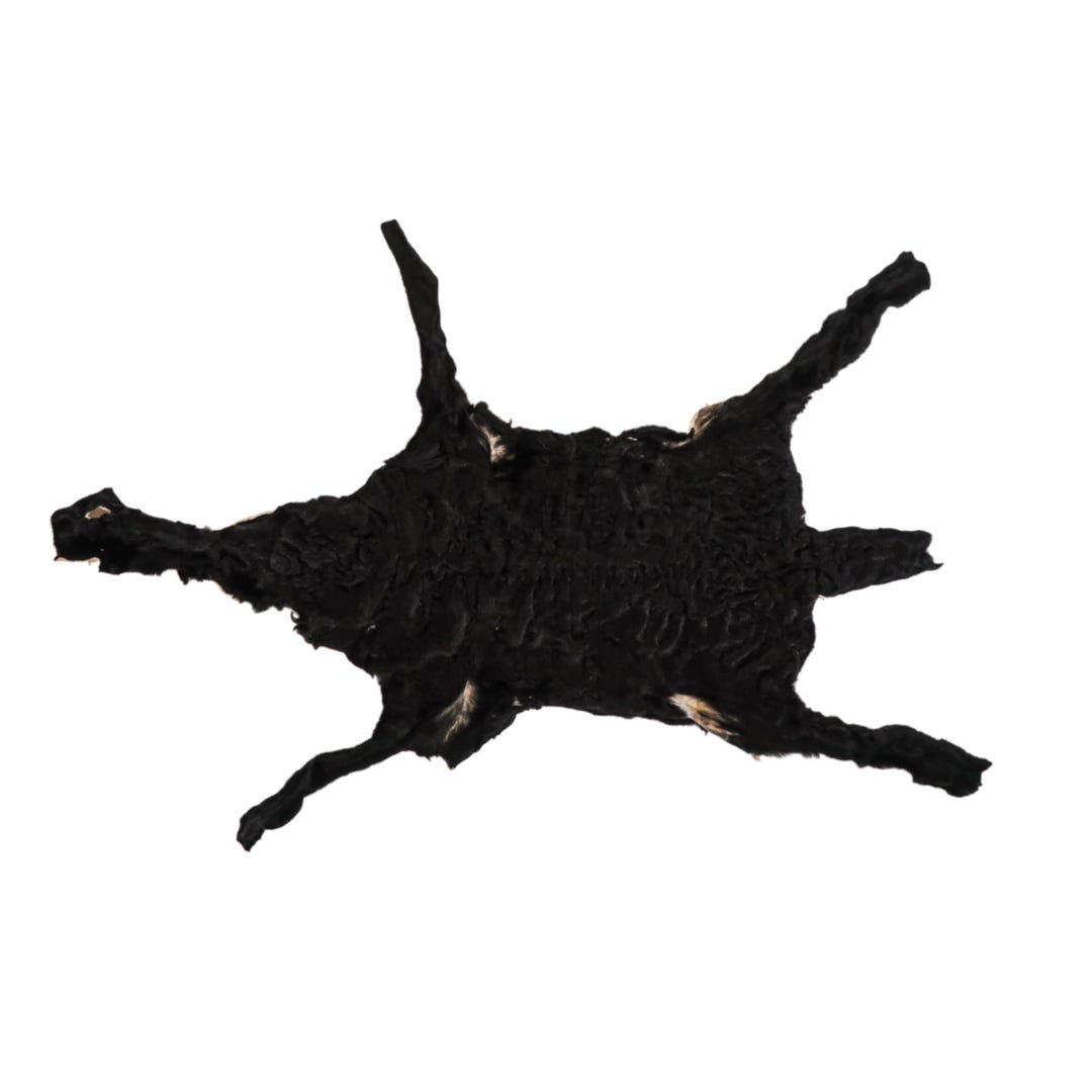 Real Genuine Karakul Lamb Skin: Black (78-52-NA1BK-AS) Y1F - Etsy