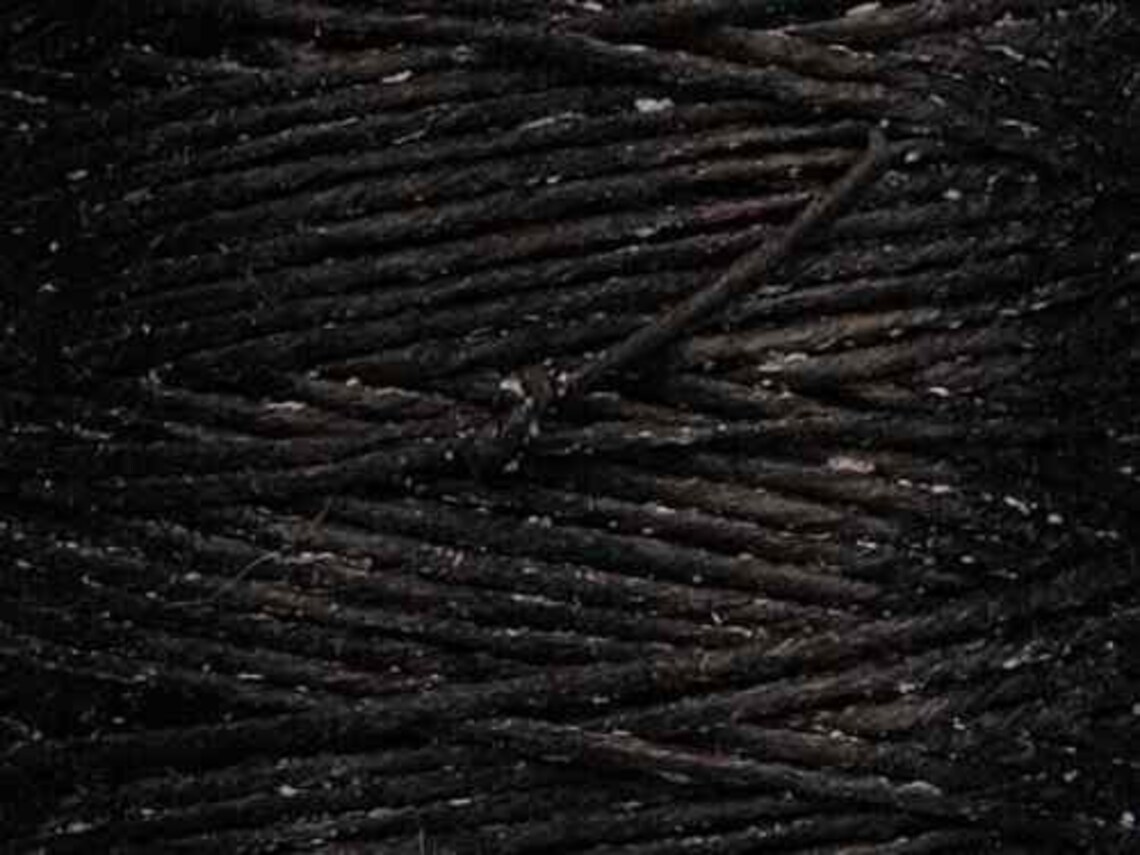 Black Waxed Thread: 4 Oz Spool. 175 Yards (291-04-BK) Y1K - Etsy