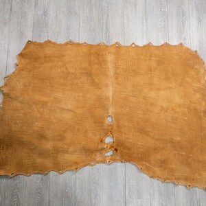 Real Handmade Brain-tanned Moose Leather Hide 2-15-G5021 9UL12 - Etsy