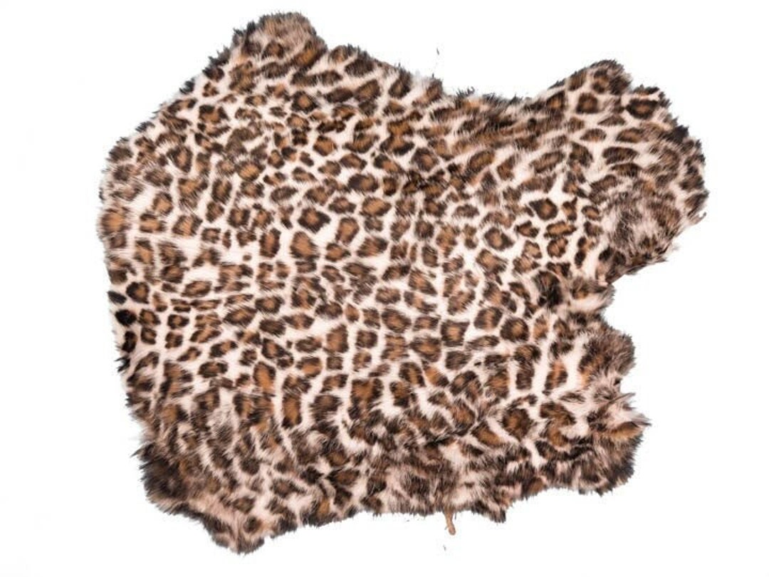 Printed Rabbit Skin: Ocelot Pattern 188-P2037 8UK15/Y2E - Etsy
