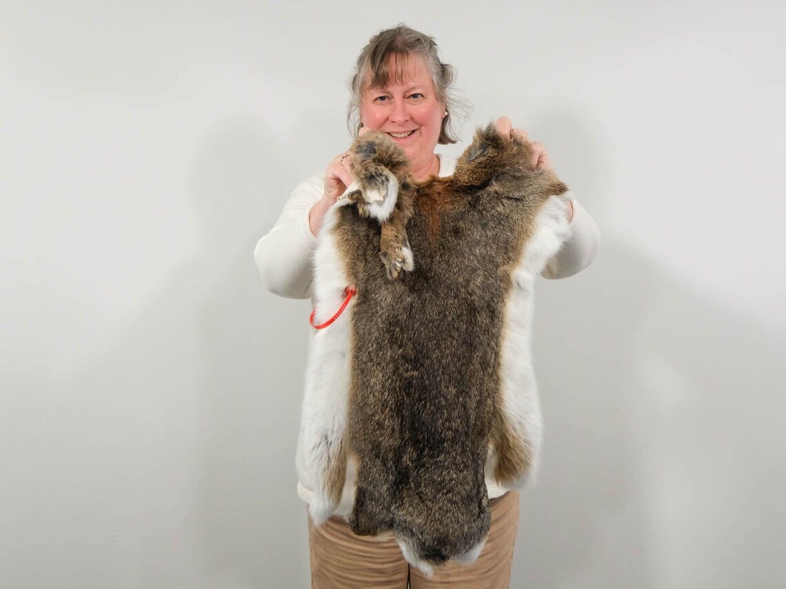 Hungarian Jumbo Rabbit Skin Bunny Brown First Grade - Etsy