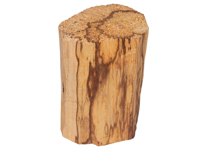 One Assorted Round Palo Santo Log Piece From Peru: Medium (1380-15MR-AS ...