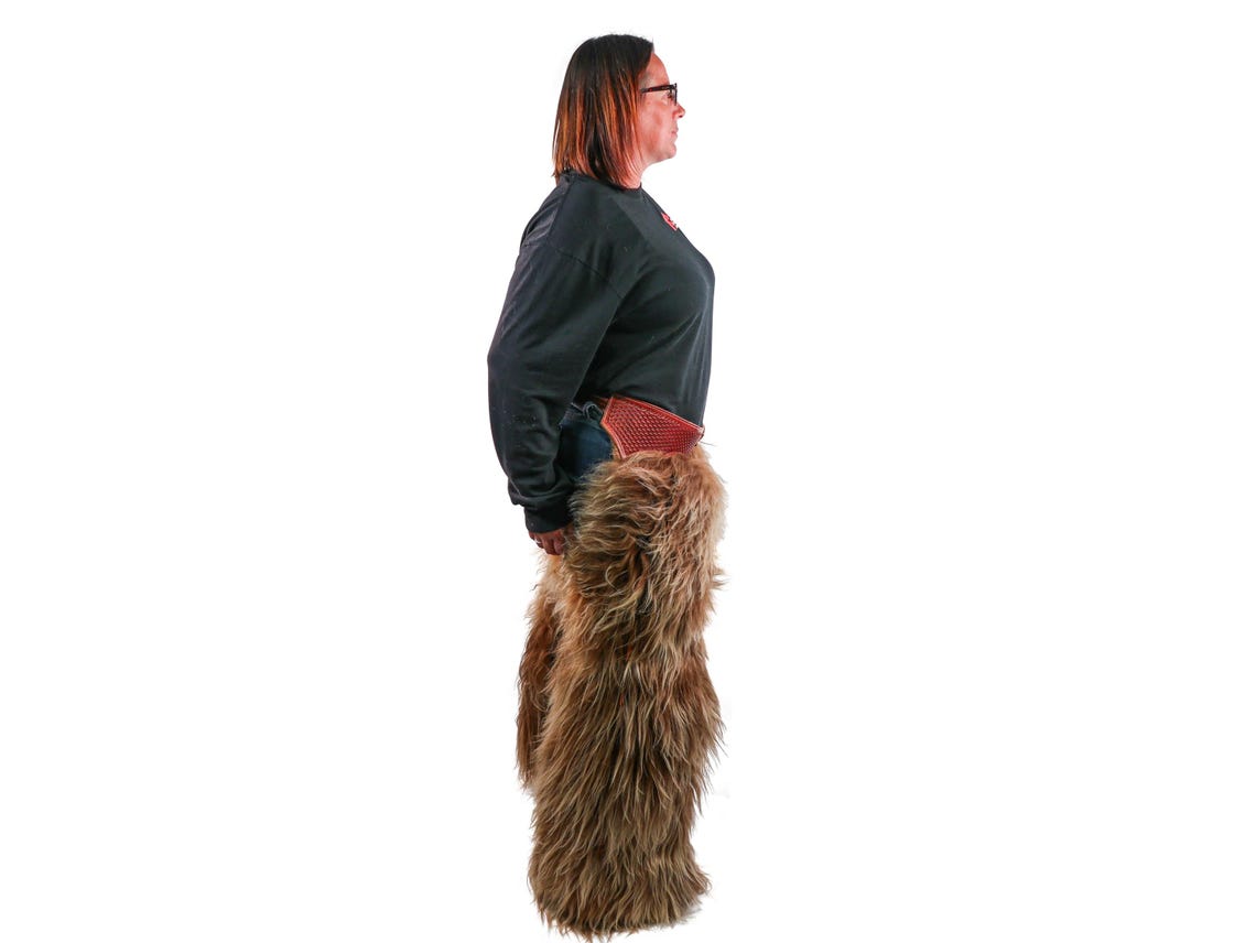 Icelandic Sheepskin Wooly Chaps: Adult (1405-IC-G8544) - Etsy