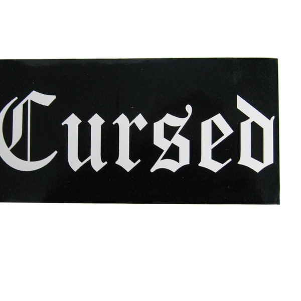 Cursed Bumper - Etsy