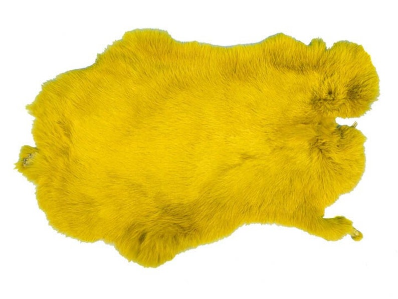 Rabbit Skin Better Grade Dyed Golden Olive Green 134-166 L7 - Etsy