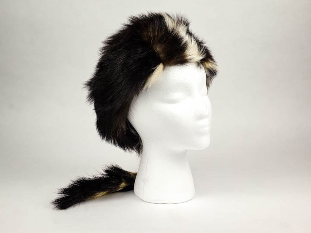Real Skunk Fur Hat Lined 346-r-xxx 8UQ5 - Etsy