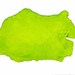 Rabbit Skin Better Grade Dyed Fluorescent Chartreuse Green Rabbit Skin ...