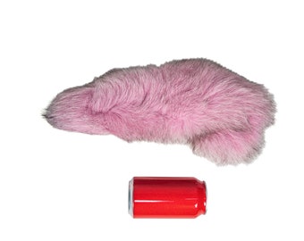 Pink Fox Tail - Etsy