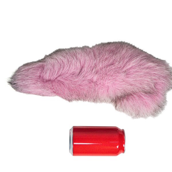 Pink Fox Tail - Etsy
