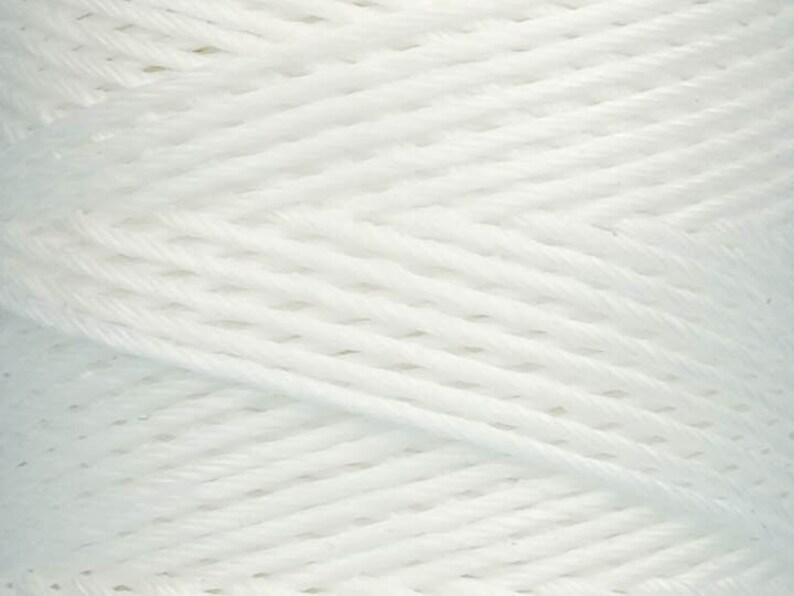 White Waxed Thread: 4 Oz Spool 175 Yards 291-04-WH Q8 | Etsy
