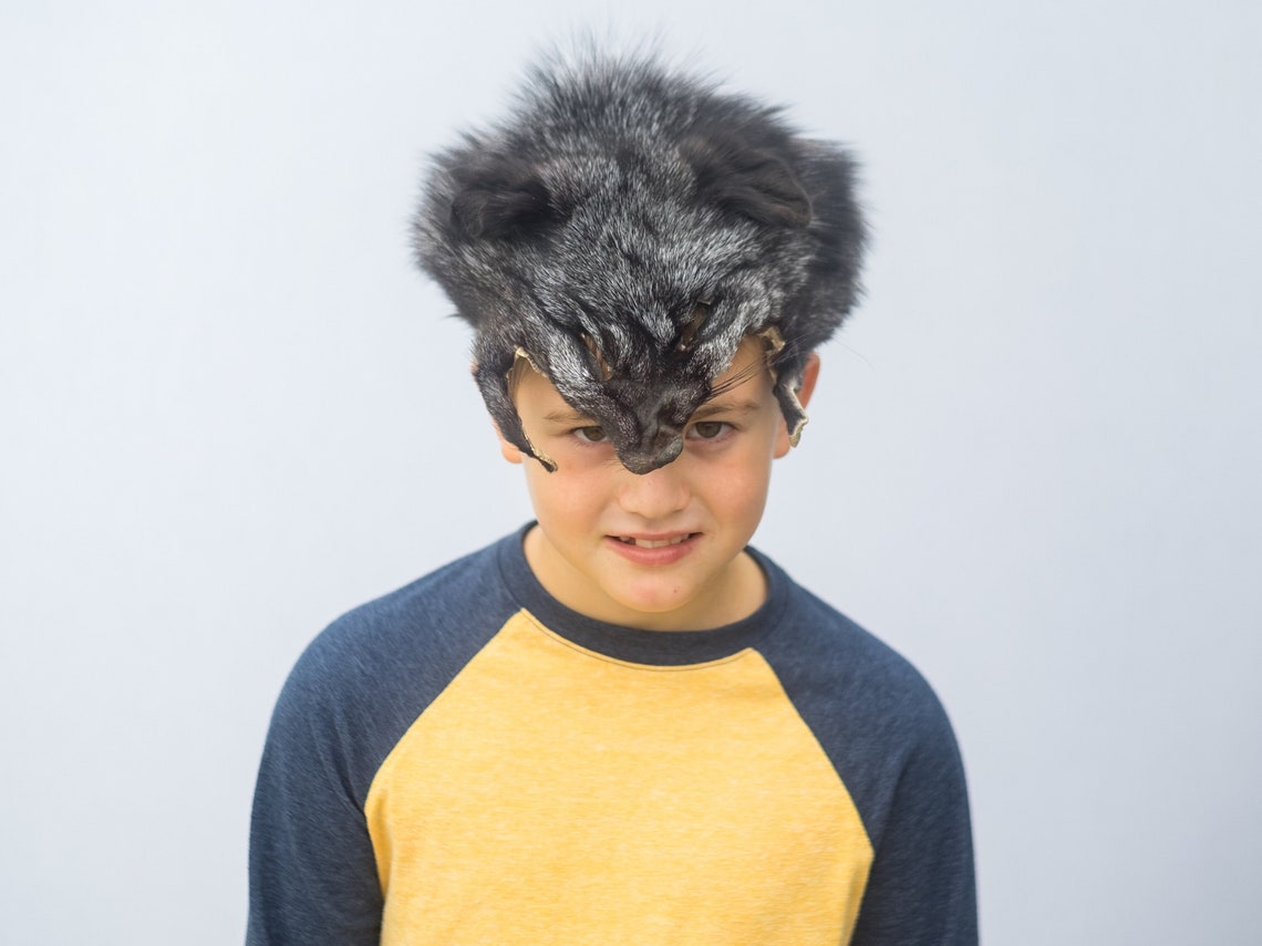 Authentic Silver Fox Halloween Face Mask 17-MASK-07 B2 - Etsy