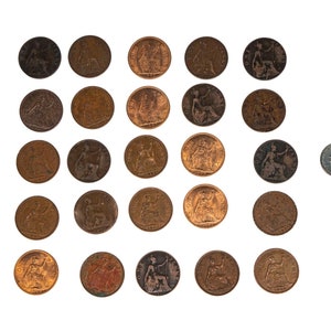 One 25-pack of Assorted Bulk Old English Large Pennies for Craft ...