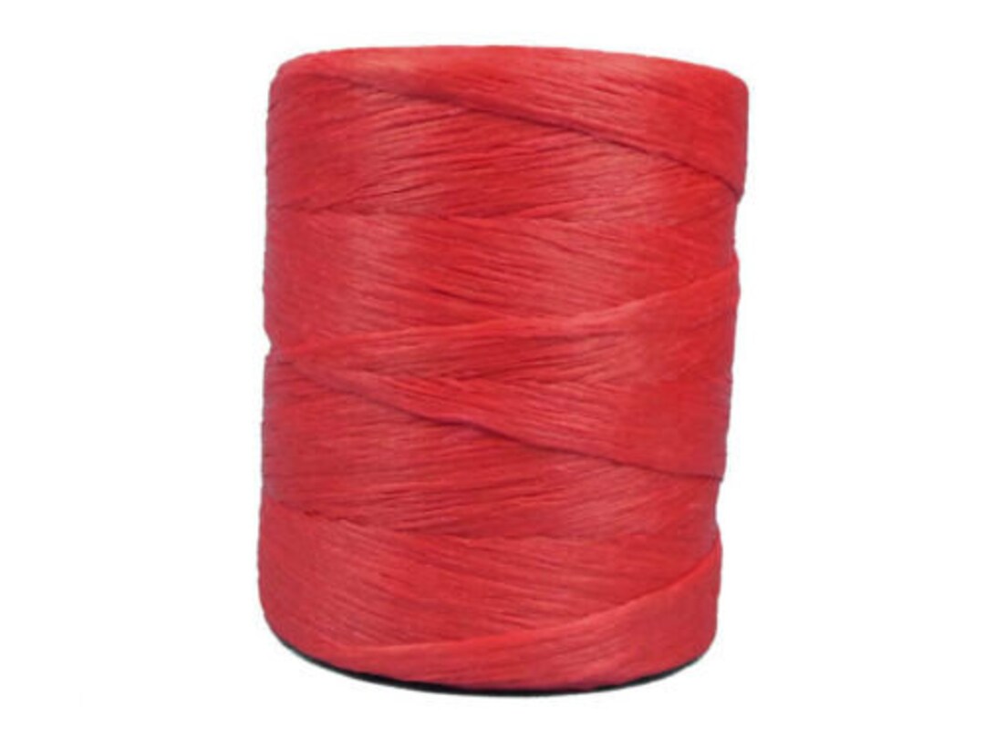 Imitation Sinew 544 Yard Spool of Red 1/8th Wide 70 Lb Test (287-16-533 ...