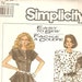 Simplicity Sewing Pattern 4702 - Doll Clothes - Barbie Dolls - 11 1/2 ...