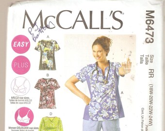 Misses'/women's Scrubs Tops and Pants Mccall's - Etsy