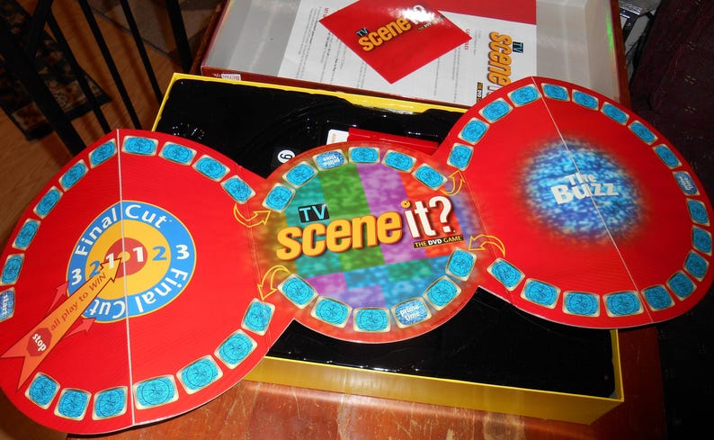 Board Game - TV Scene It? - 2005 Edition - Board Game With DVD - Etsy