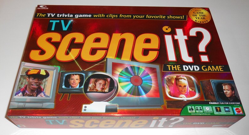 Board Game - TV Scene It? - 2005 Edition - Board Game With DVD - Etsy
