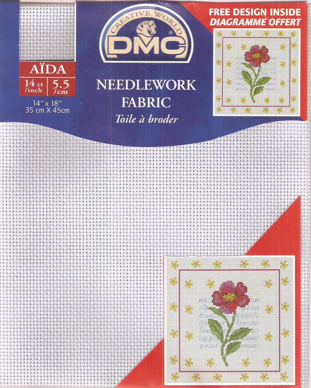 Needlework Fabric -embroidery - Aida Fabric - Kit - Etsy