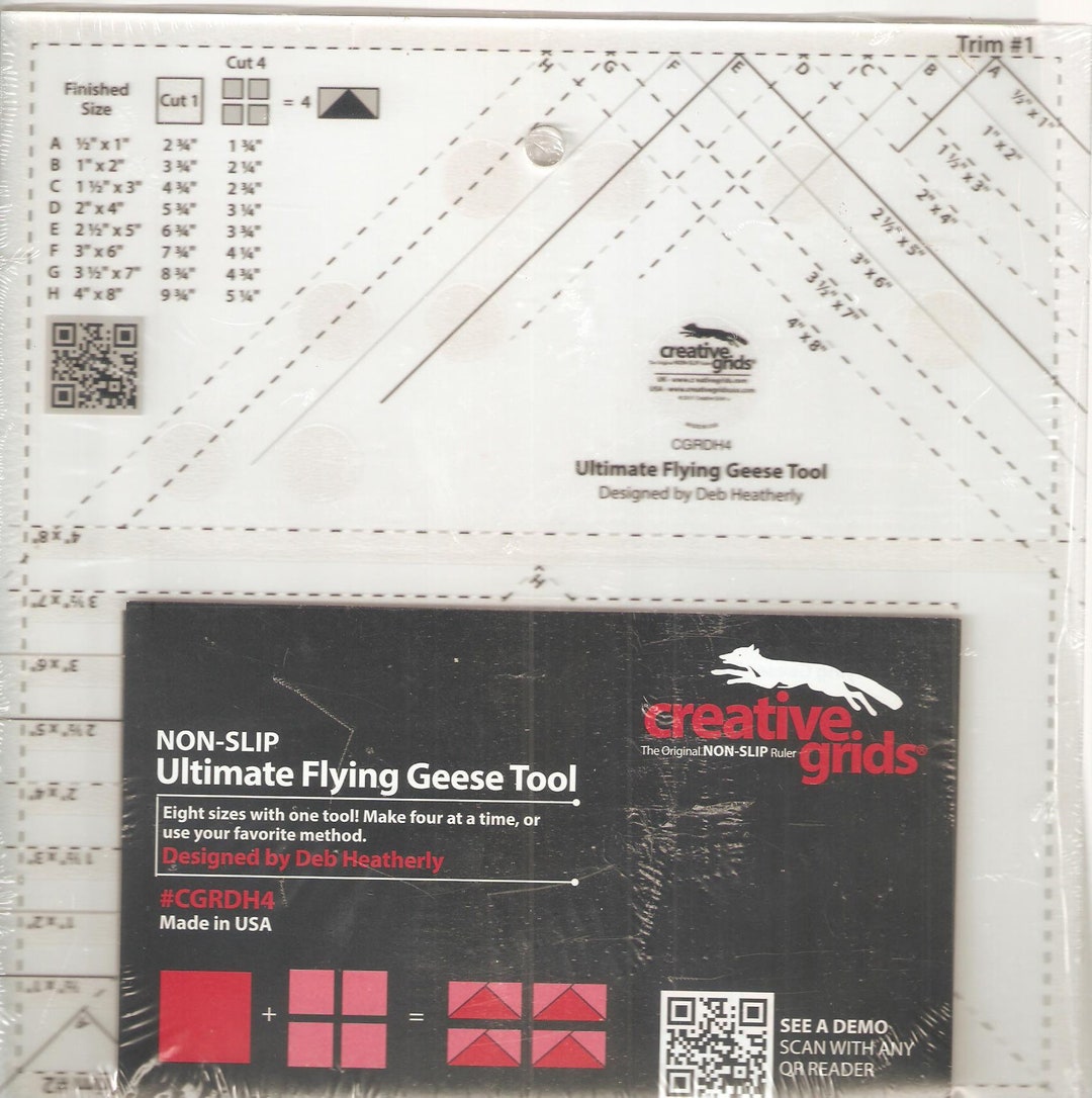 Quilting Grid Tool Ultimate Flying Geese Tool - Etsy