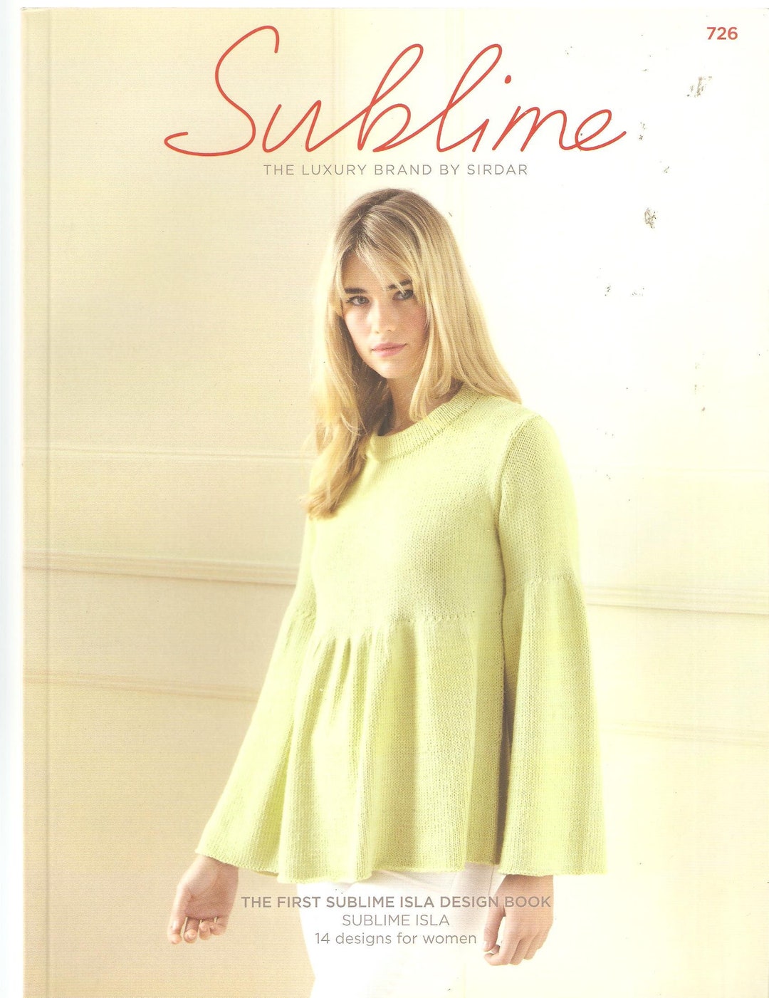 Sublime Issue 726 Knitting Patterns Designer Knits Women's Clothes ...