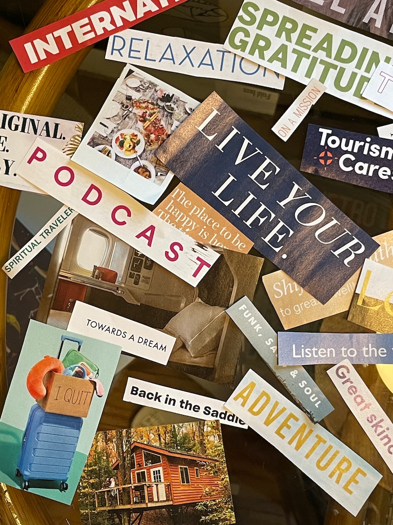 Vision Board Kit Printables Magazine Cut Outs Vision Board Magazine ...