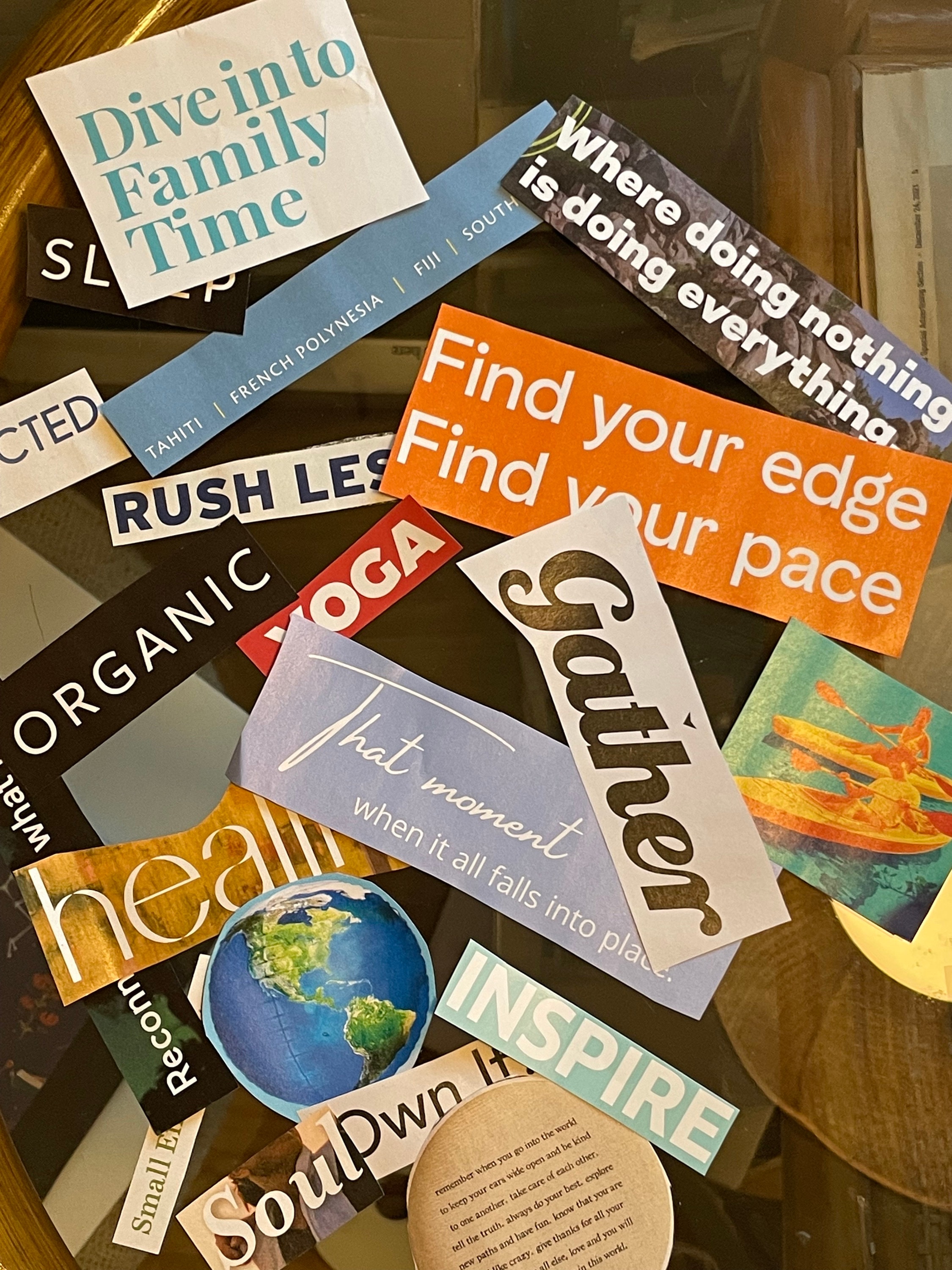 Vision Board Kit Printables Magazine Cut Outs Vision Board Magazine ...