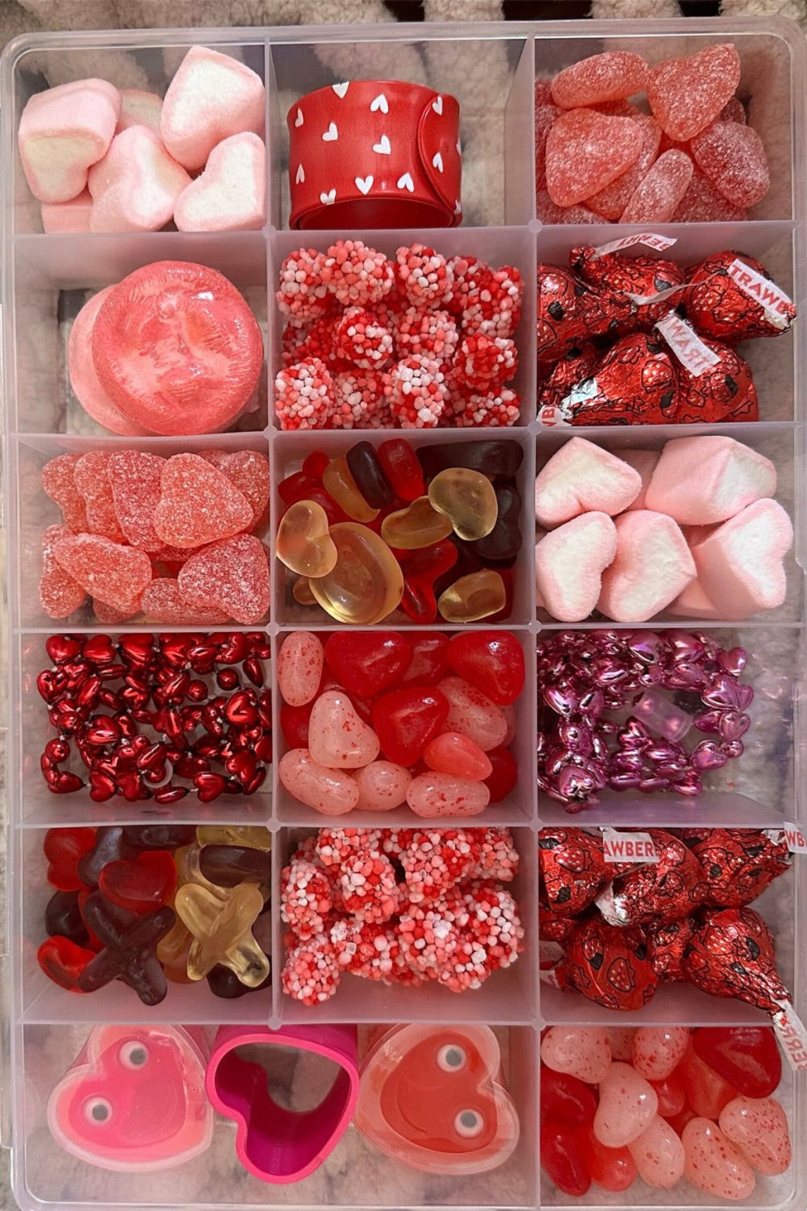 Valentines Day Kids Tackle Box Candy Tackle Box Kids Valentines Gift ...