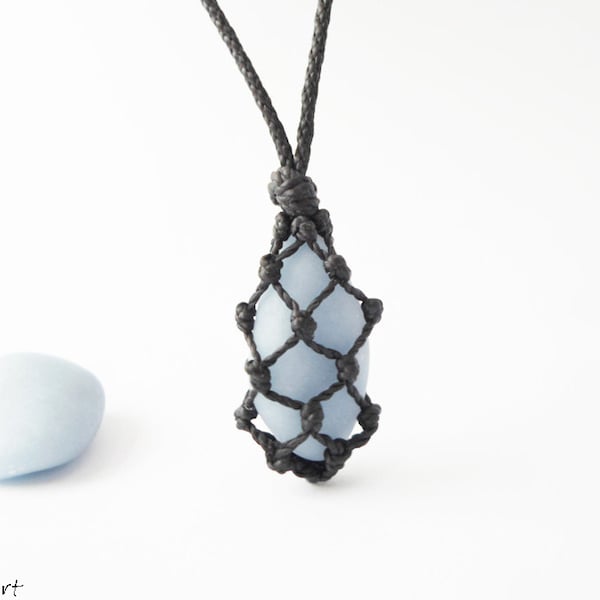 Angelite Jewelry - Etsy