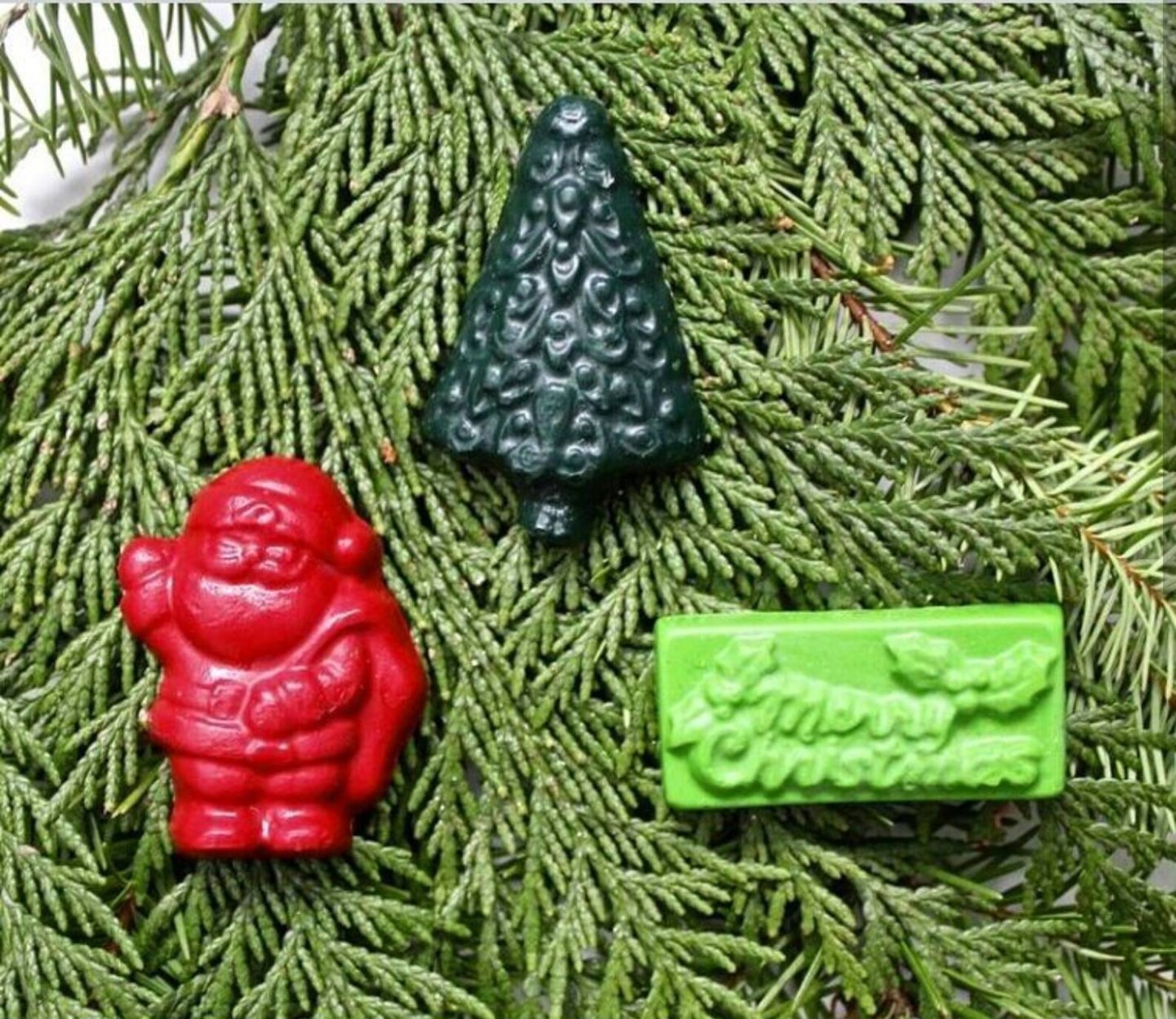 Christmas Crayon Christmas Crayons Santa Santa Claus - Etsy