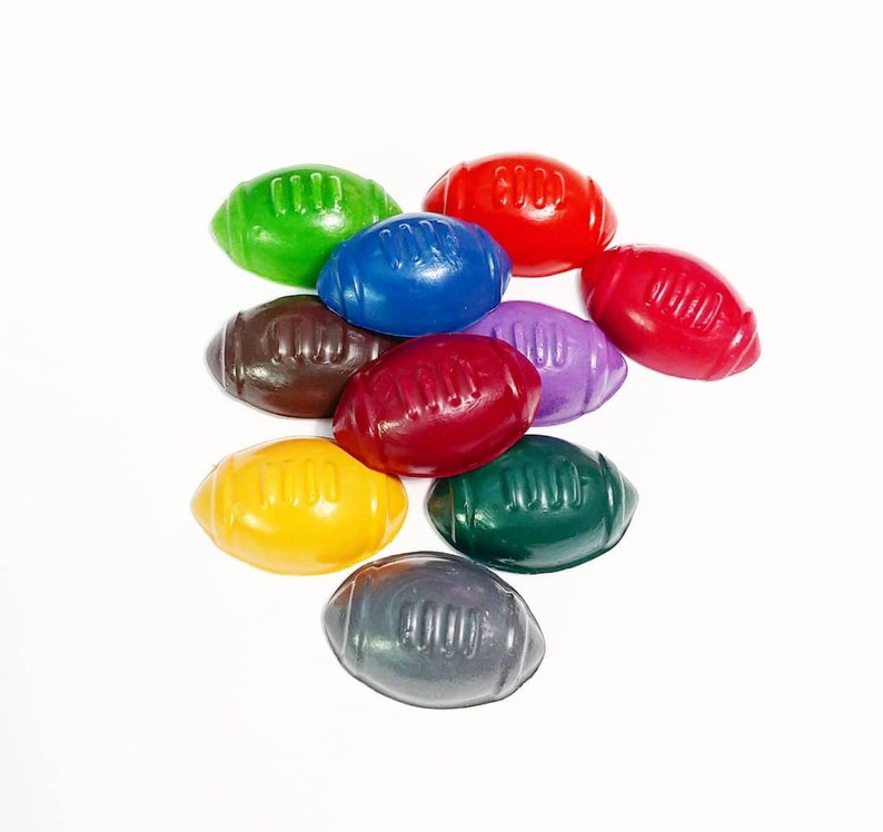 Football Crayons Sports Crayons Sports Favors Party Favors | Etsy