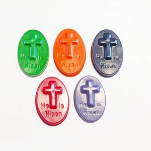 Cross Crayons, Easter Crayons, Church Crayons, He is Risen, Easter Egg ...