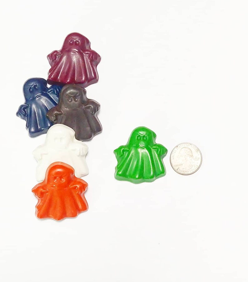 Ghost Halloween Crayons Ghost Crayons Happy Halloween | Etsy