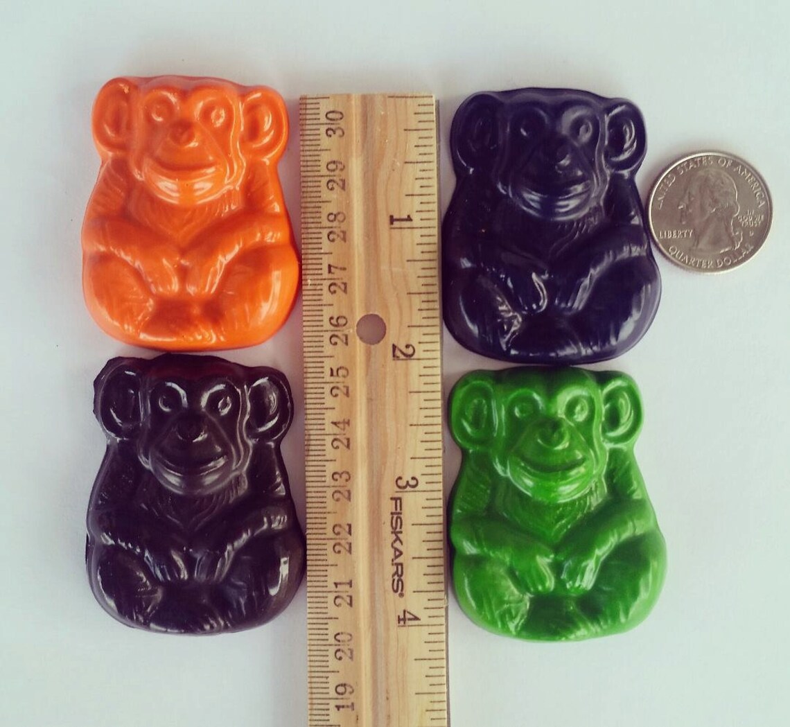 Monkey Crayons Monkey Party Party Crayons Animal Crayons - Etsy