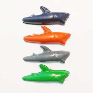 Shark, Crayons, Shark Birthday, Shark Party, Party Favors, Shark Theme ...