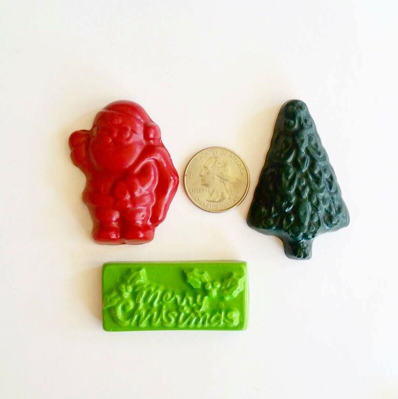Christmas Crayon Christmas Crayons Santa Santa Claus - Etsy