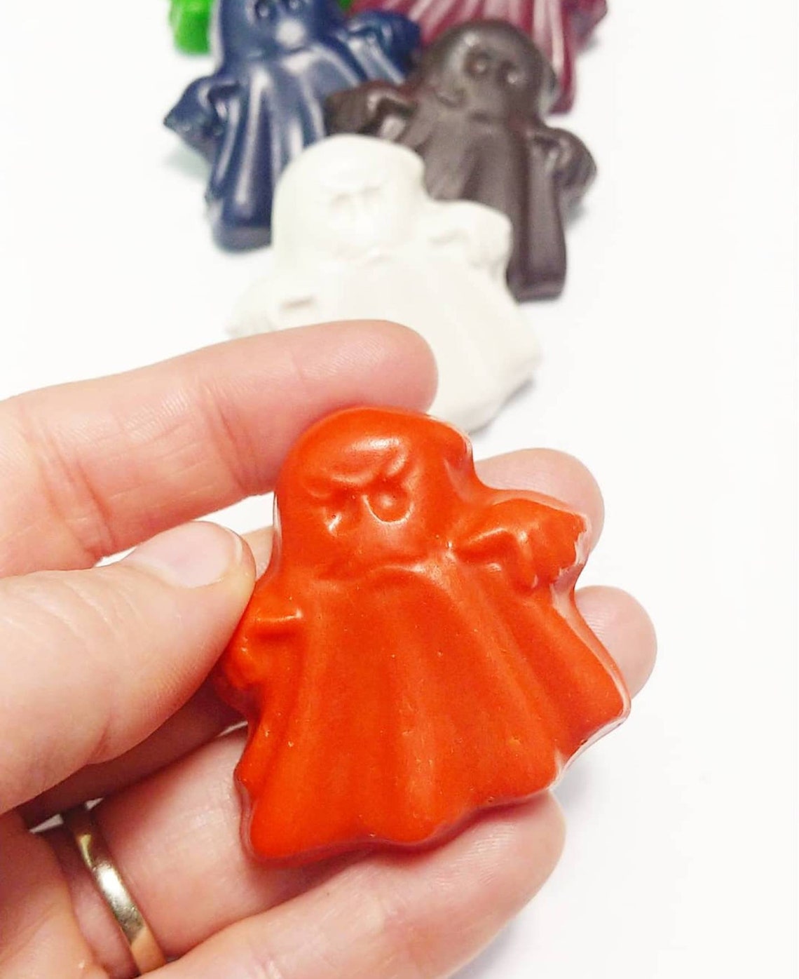 Ghost Halloween Crayons Ghost Crayons Happy Halloween | Etsy