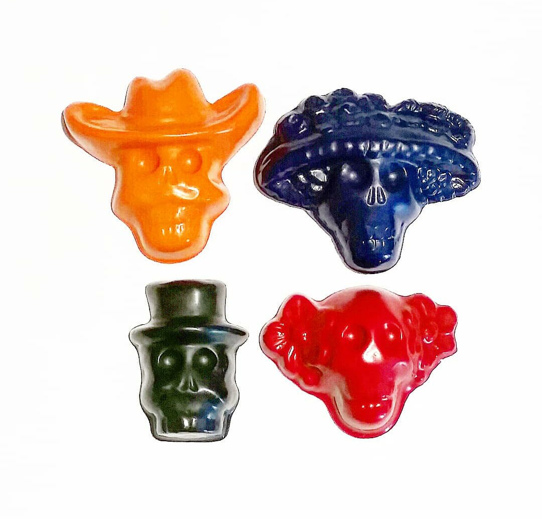 Dia De Los Muertos Sugar Skull Crayons: Mexican Holiday Party Favors - Etsy