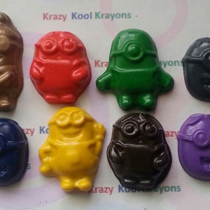 Mini Minion Crayons: Despicable Me Party Favors - Etsy