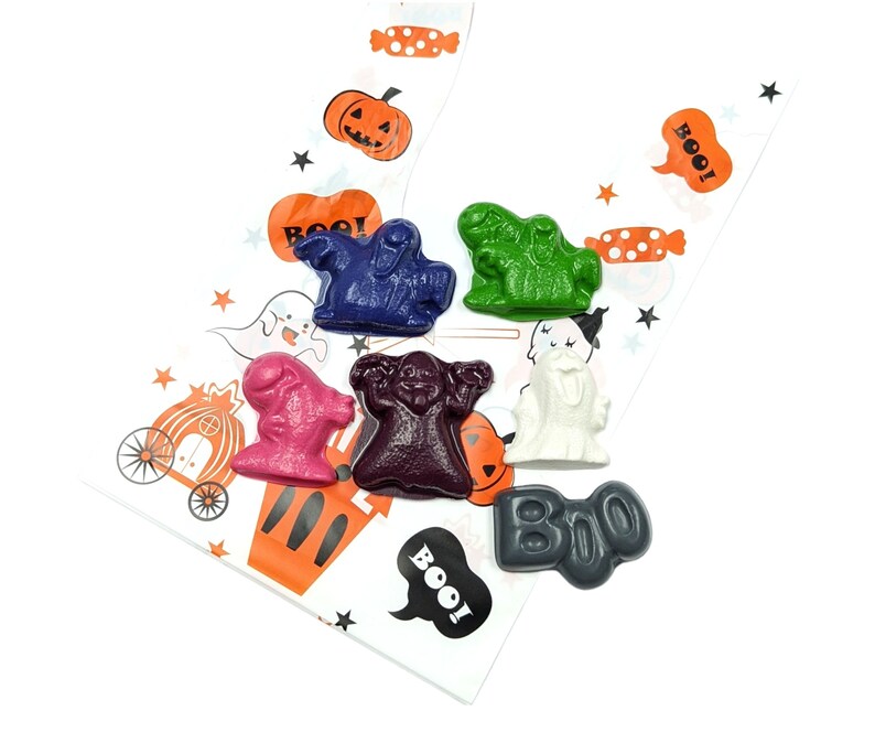 Halloween Crayons Ghost Crayons Spooky Boo Halloween - Etsy