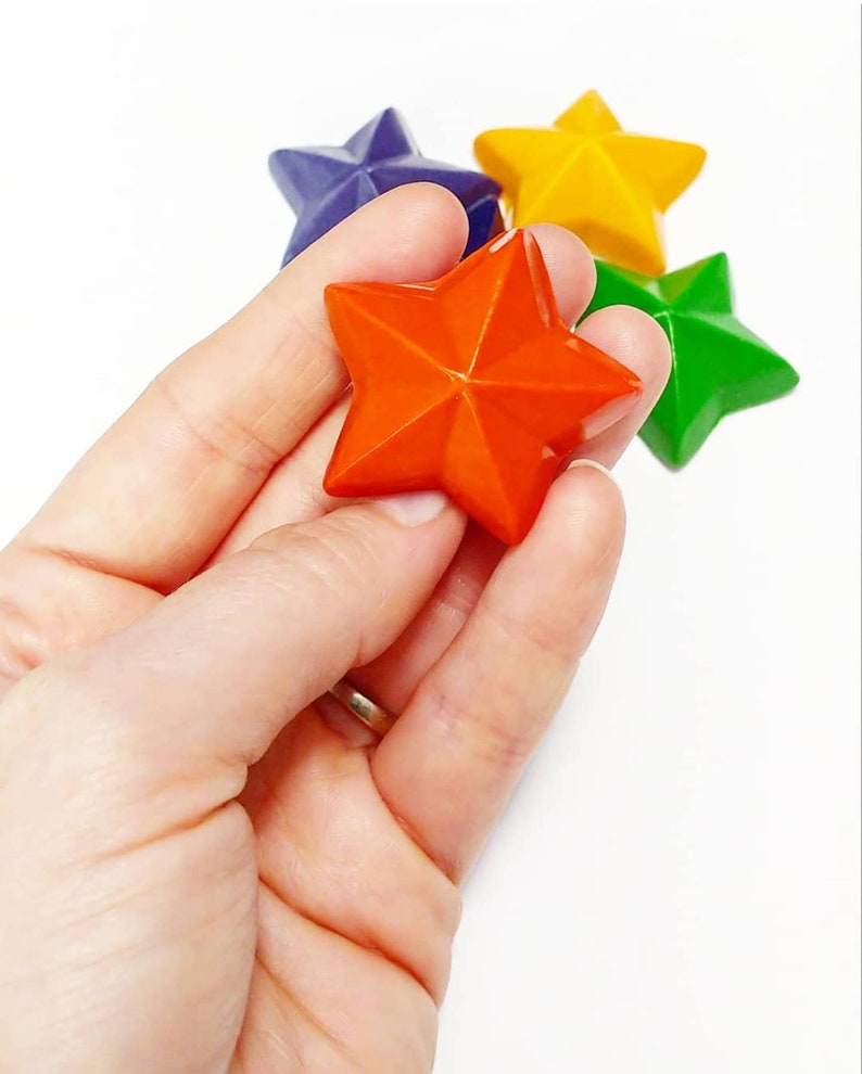 3-D Star Crayons Shaped Crayons Outer Space Party Astronaut | Etsy