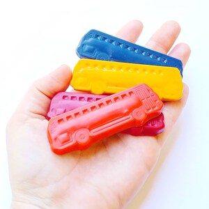 School Bus Crayons, Back to School, Teacher Gift, School Supplies, Bus ...