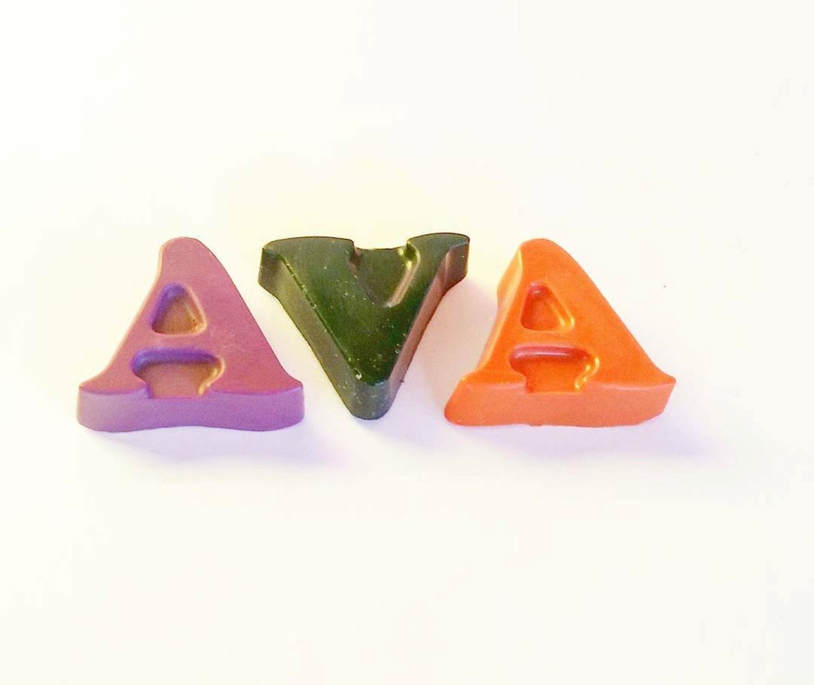 Name Crayons Alphabet Letters Crayons Personalized Gift | Etsy