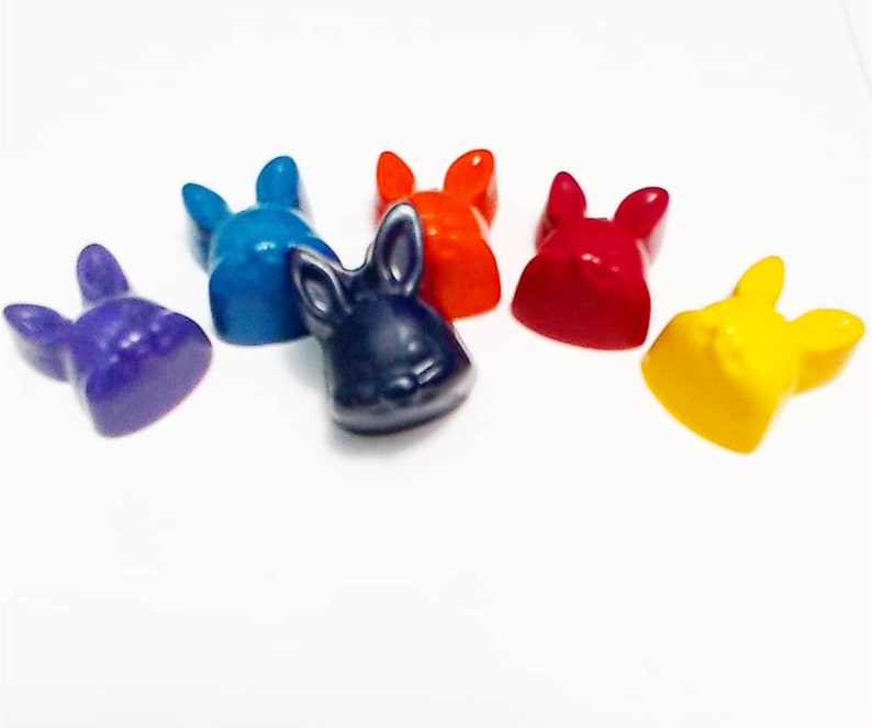 Bunny Face, Bunny Crayon, Party Gift, Rabbit, Easter Bunny, Easter Gift ...