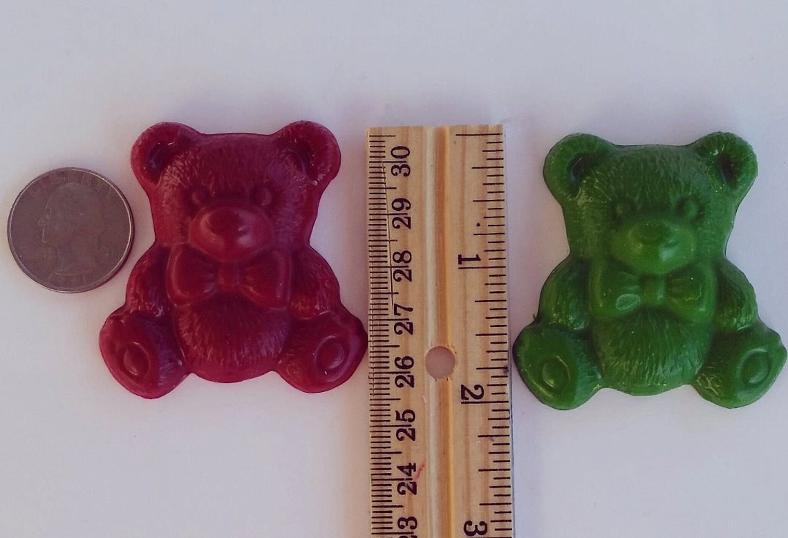 Bear Crayons Teddy Bear Crayons Party Favors Party Crayons | Etsy