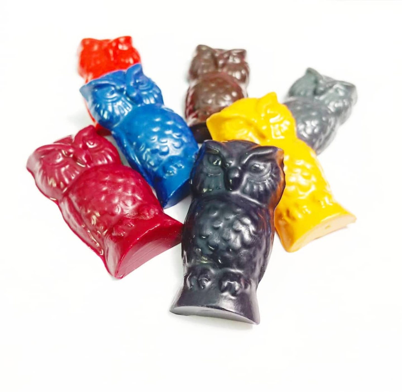 Owl Crayons Crayon Gifts Halloween Party Favors Happy | Etsy